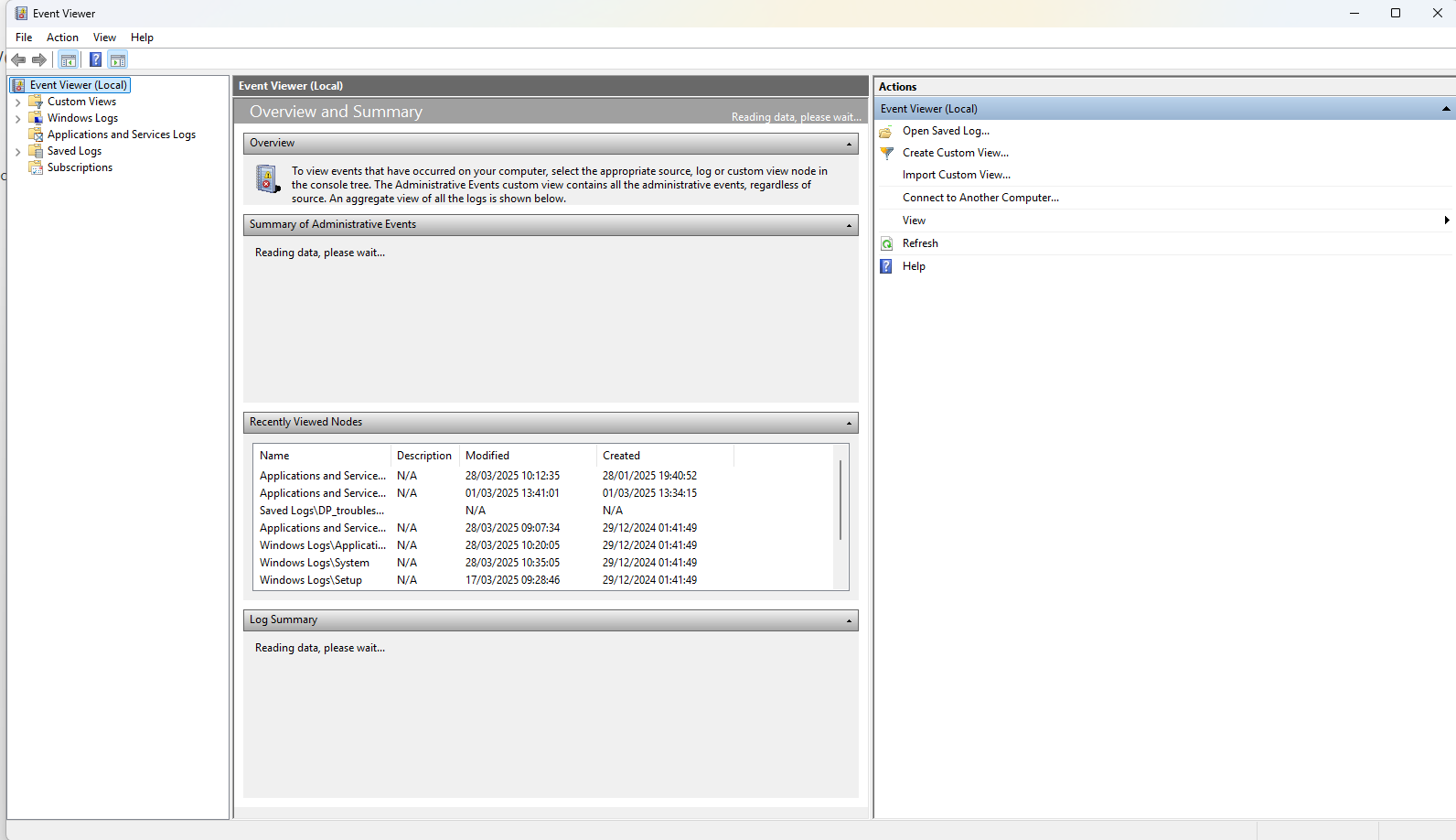 Exporting event viewer logs for Universal Print Service – directprint.io