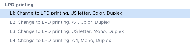 Switch to LPD printing – directprint.io